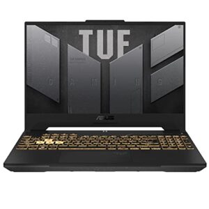 asus tuf gaming f15 (2022) gaming laptop, 15.6” fhd 144hz display, geforce rtx 3050, intel core i5-12500h, 16gb ddr4, 512gb pcie ssd, wi-fi 6, windows 11, fx507zc-es53,mecha gray