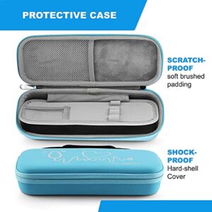 Primacare KB-9397-BL Stethoscope Case, Supplies Included, Blue with Multiple Compartments, Portable and Lightweight First Aid Kit Bag with Vital Medical Supplies, Nursing Accessories for Nurses