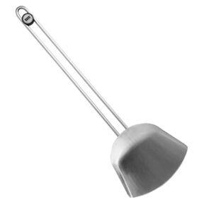 kuhn rikon essential wok spatula, stainless steel, 13.75"