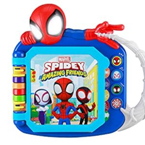 eKids Spidey and His Amazing Friends Book, Toddler Toys with Built-in Preschool Learning Games, Educational Toys for Fans of Spiderman Toys and Gifts