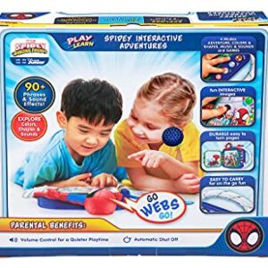 eKids Spidey and His Amazing Friends Book, Toddler Toys with Built-in Preschool Learning Games, Educational Toys for Fans of Spiderman Toys and Gifts