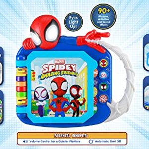 eKids Spidey and His Amazing Friends Book, Toddler Toys with Built-in Preschool Learning Games, Educational Toys for Fans of Spiderman Toys and Gifts