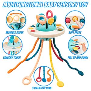 Baby Toys 6 to 12-18 Months,Montessori Toys for 1 Year Old,Sensory Toys for Toddlers,Pull String Activity Motor Skills for Travel,Infants Toys for 1 Year Old,for Babies Girls Boys Gifts