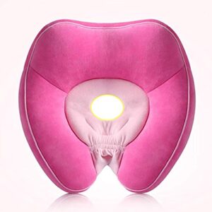 car seat cushion Beautiful Buttocks Cushion, Comfort Chair Tailbone Pillow, Ventilated Designed for Hip Back Sciatica Pain Relief Ergonomic Pillow Curved Surface Slow Rebound office chair cushion