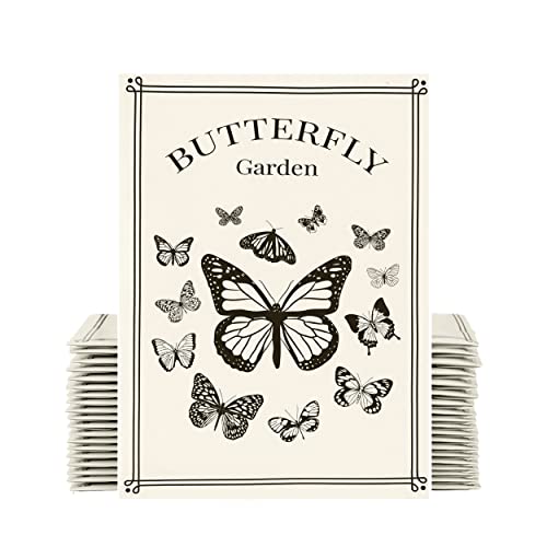 American Meadows Wildflower Seed Packets "Butterfly Garden'' Favors (Pack of 20) - Pollinator Wildflower Seed Mix to Attract Hummingbirds, Bees, and Butterflies, Party Favors for Any Occasion