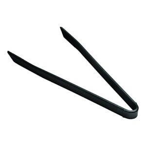 kuhn rikon tweezer tongs, black, silicone