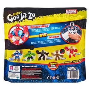 Heroes of Goo Jit Zu Licensed Marvel Versus Pack - Spider-Man vs Venom, Multicolor, 41146