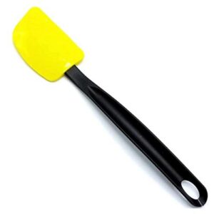 kuhn rikon scraper of silicone, black/yellow