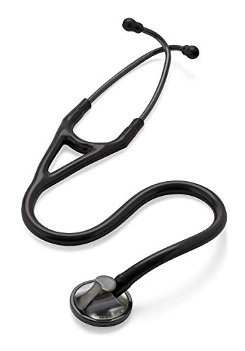 3M Littmann Stethoscope, Master Cardiology, Black Tube, Smoke Chestpiece, 27 inch, 2176