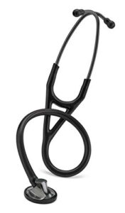 3m littmann stethoscope, master cardiology, black tube, smoke chestpiece, 27 inch, 2176