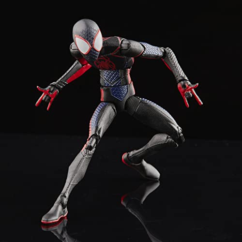 Spider-Man Marvel Legends Series Across The Spider-Verse Miles Morales 6-inch Action Figure Toy, 3 Accessories