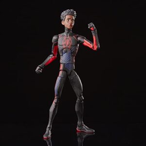 Spider-Man Marvel Legends Series Across The Spider-Verse Miles Morales 6-inch Action Figure Toy, 3 Accessories