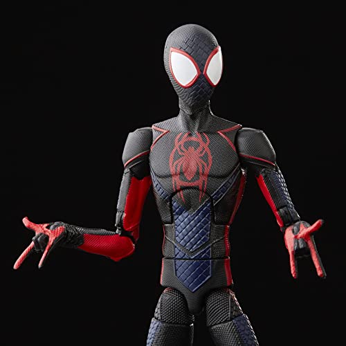 Spider-Man Marvel Legends Series Across The Spider-Verse Miles Morales 6-inch Action Figure Toy, 3 Accessories