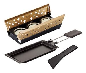 kuhn rikon mini candle light raclette set, small, gold