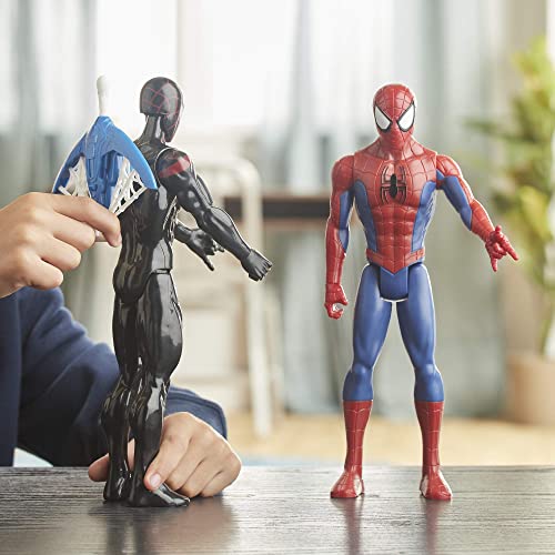 Spider-Man Marvel Titan Hero Series Blast Gear Action Figure Toy with Blaster, 2 Projectiles and 3 Armor Accessories, for Kids Ages 4 and Up