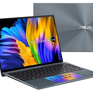 ASUS ZenBook 14X OLED UX5400 14" QHD+ Touchscreen (Intel 12-Core i7-1260P, 16GB RAM, 2TB SSD, RTX 2050) Business Laptop, Innovative ScreenPad, Backlit, FP, Thunderbolt 4, IST HDMI, Win 11 Pro - 2023