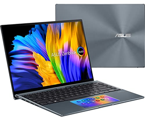 ASUS ZenBook 14X OLED UX5400 14" QHD+ Touchscreen (Intel 12-Core i7-1260P, 16GB RAM, 2TB SSD, RTX 2050) Business Laptop, Innovative ScreenPad, Backlit, FP, Thunderbolt 4, IST HDMI, Win 11 Pro - 2023