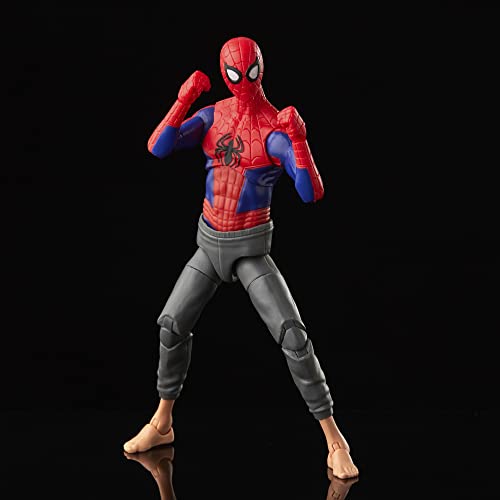 Spider-Man Marvel Legends Series Across The Spider-Verse Peter B Parker 6-inch Action Figure Toy, 2 Accessories