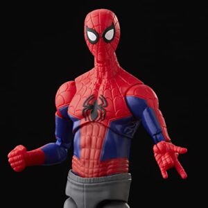 Spider-Man Marvel Legends Series Across The Spider-Verse Peter B Parker 6-inch Action Figure Toy, 2 Accessories