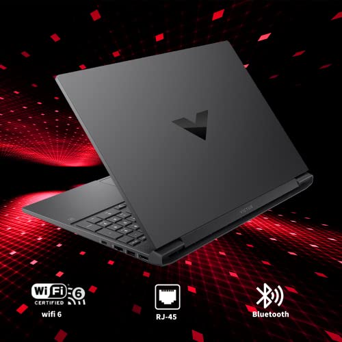 HP 2022 Victus 15.6" FHD 144Hz Gaming Laptop, Intel 12th Core i7-12650H, 16GB RAM, 512GB PCIe SSD, NVIDIA GeForce RTX 3050 Ti 4GB, Backlit Keyboard, Win 11 Pro, Mica Silver, 32GB Snowbell USB Card