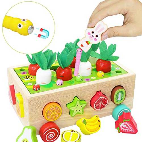 Cieyan Montessori Toys for 1+ Year Old, Toys for Girls Boys 2 Year Old Toys, Educational Toys for 1 Year Old Toddler Toys, Easter Toys for Toddlers 1-3 Wooden Toys for 1 + Year Old