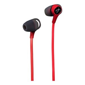 hyperx cloud earbuds - gaming headphones with mic for nintendo switch and mobile gaming