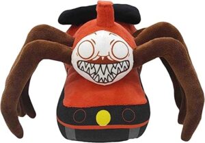 ozif choo choo charles plush doll charles toys 8.7 inch spider train doll stuffed animals choo spider plush toys for kids and game fans (choo spider)