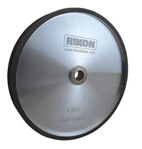 rikon pro series 82-1600 cbn grinding wheel 600 grit 8 inch wheel to sharpen high speed steel cutting tools for your woodworking lathe