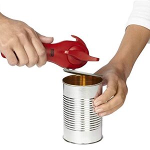 Kuhn Rikon Slim Safety Smooth Touch Can Opener, No Sharp Edges, LIDLIFTER®+ 6.5" Black