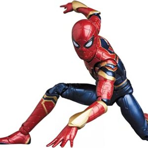 6-inch Spiderman Action Figures，Spiderman Toy，No Way Home Marvel Iron Spider Spiderman All Joints Movable Collectible Best Gift for Kids PVC Action Figures Assembling Toys