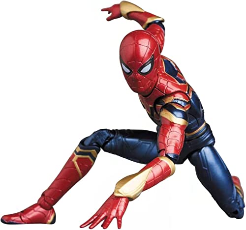 6-inch Spiderman Action Figures，Spiderman Toy，No Way Home Marvel Iron Spider Spiderman All Joints Movable Collectible Best Gift for Kids PVC Action Figures Assembling Toys