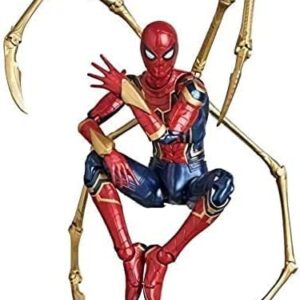 6-inch Spiderman Action Figures，Spiderman Toy，No Way Home Marvel Iron Spider Spiderman All Joints Movable Collectible Best Gift for Kids PVC Action Figures Assembling Toys