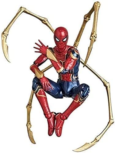 6-inch Spiderman Action Figures，Spiderman Toy，No Way Home Marvel Iron Spider Spiderman All Joints Movable Collectible Best Gift for Kids PVC Action Figures Assembling Toys