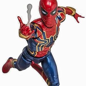 6-inch Spiderman Action Figures，Spiderman Toy，No Way Home Marvel Iron Spider Spiderman All Joints Movable Collectible Best Gift for Kids PVC Action Figures Assembling Toys