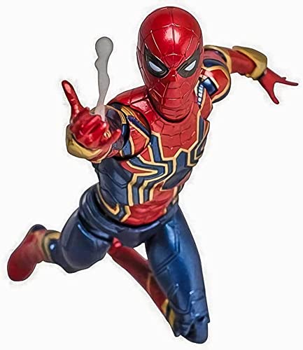 6-inch Spiderman Action Figures，Spiderman Toy，No Way Home Marvel Iron Spider Spiderman All Joints Movable Collectible Best Gift for Kids PVC Action Figures Assembling Toys