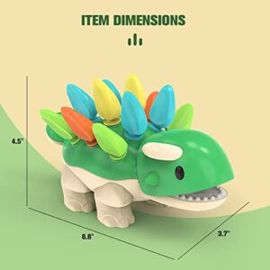 Tinabless Montessori Toys for Babies 6 12 18 Months Dinosaur Baby Sensory Fine Motor Skills Developmental Toys - Birthday Gifts for 6 9 12 18 Month Age 1 2 3 4 One Two Year Old Boys Girls Kids