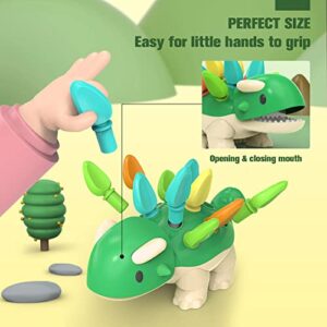 Tinabless Montessori Toys for Babies 6 12 18 Months Dinosaur Baby Sensory Fine Motor Skills Developmental Toys - Birthday Gifts for 6 9 12 18 Month Age 1 2 3 4 One Two Year Old Boys Girls Kids