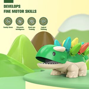 Tinabless Montessori Toys for Babies 6 12 18 Months Dinosaur Baby Sensory Fine Motor Skills Developmental Toys - Birthday Gifts for 6 9 12 18 Month Age 1 2 3 4 One Two Year Old Boys Girls Kids