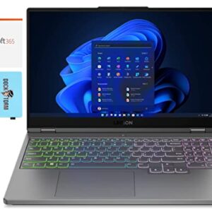 Lenovo Legion 5 82RB Gaming & Entertainment Laptop (Intel i7-12700H 14-Core, 16GB DDR5 4800MHz RAM, 512GB SSD, GeForce RTX 3060, 15.6" Win 11 Home) with Microsoft 365 Personal, Dockztorm Hub