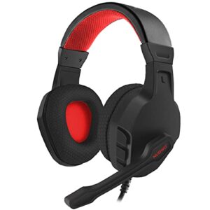 nubwo u3 3.5mm gaming headset for pc, ps4, ps5, laptop, xbox one, mac, ipad, switch/ computer game , over ear flexible microphone volume control with mic