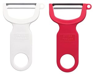 kuhn rikon original swiss peeler, assorted colors (pack of 2)