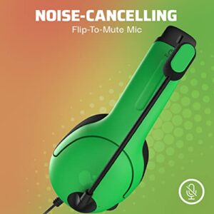 PDP Gaming LVL40 Stereo Headset with Mic for Nintendo Switch - PC, iPad, Mac, Laptop Compatible - Noise Cancelling Microphone, Lightweight, Soft Comfort On Ear Headphones - Splatoon 2 Pink & Green