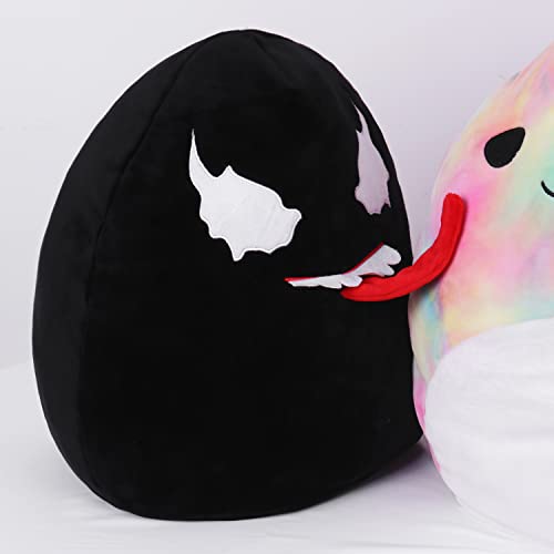 Global Park 17in Venom Plush Toys, Stuffed Suqish Mallow Doll Pillow Elastic Tongue Animal Soft Plushies for Boys Girls