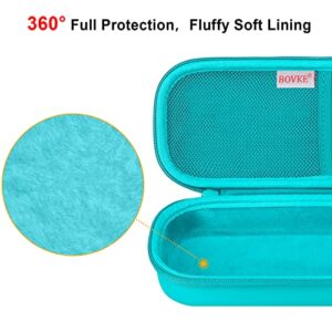 BOVKE Travel Stethoscope Case for 3M Littmann Classic III, Lightweight II S.E, MDF Acoustica Lightweight Stethoscopes, Mesh Pocket for Pen Lights, Medical Scissors and Nurse Accessories, Turquoise