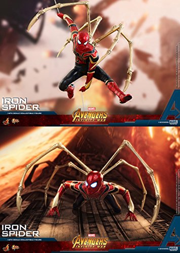 Hot Toys Marvel Avengers Infinity War Spider-Man Iron Spider Suit 1/6 Scale 12" Action Figure