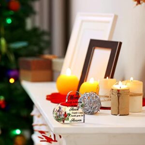 Red Memorial Cardinal Gift Sympathy Bereavement Gift Dad/ Mom in Heaven Christmas Cardinal Memorial Gifts for Loss of Mom/ Dad In Memory of Mom Gift Christmas in Heaven Remembrance Gifts (Mother)