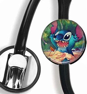 happy stethoscope tag,steth id tag,nurse badge