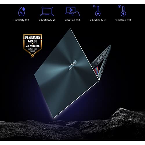 ASUS ZenBook Pro Duo 15 UX582 15.6" 4K OLED Touchscreen (Intel 14-Core i7-12700H, 16GB DDR5 RAM, 1TB SSD, GeForce RTX 3060 6GB) Business Laptop, ScreenPad Plus, Backlit, IST HDMI, Stylus, Win 11 Pro