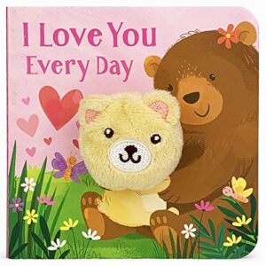 i love you every day finger puppet board book for babies and toddlers; valentine's day, holidays & more to talk about love (children's interactive finger puppet board book)