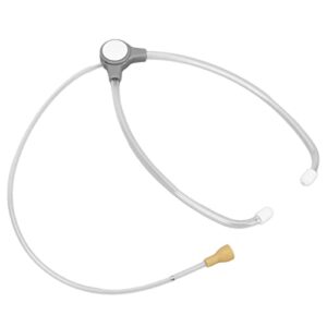 Hearing Aid Listening Stethoscope with Couple Used for Testing BTE, ITE, ITC, CIC, Stethoscope with Damping Home Double Head Sound Detection Earpiece